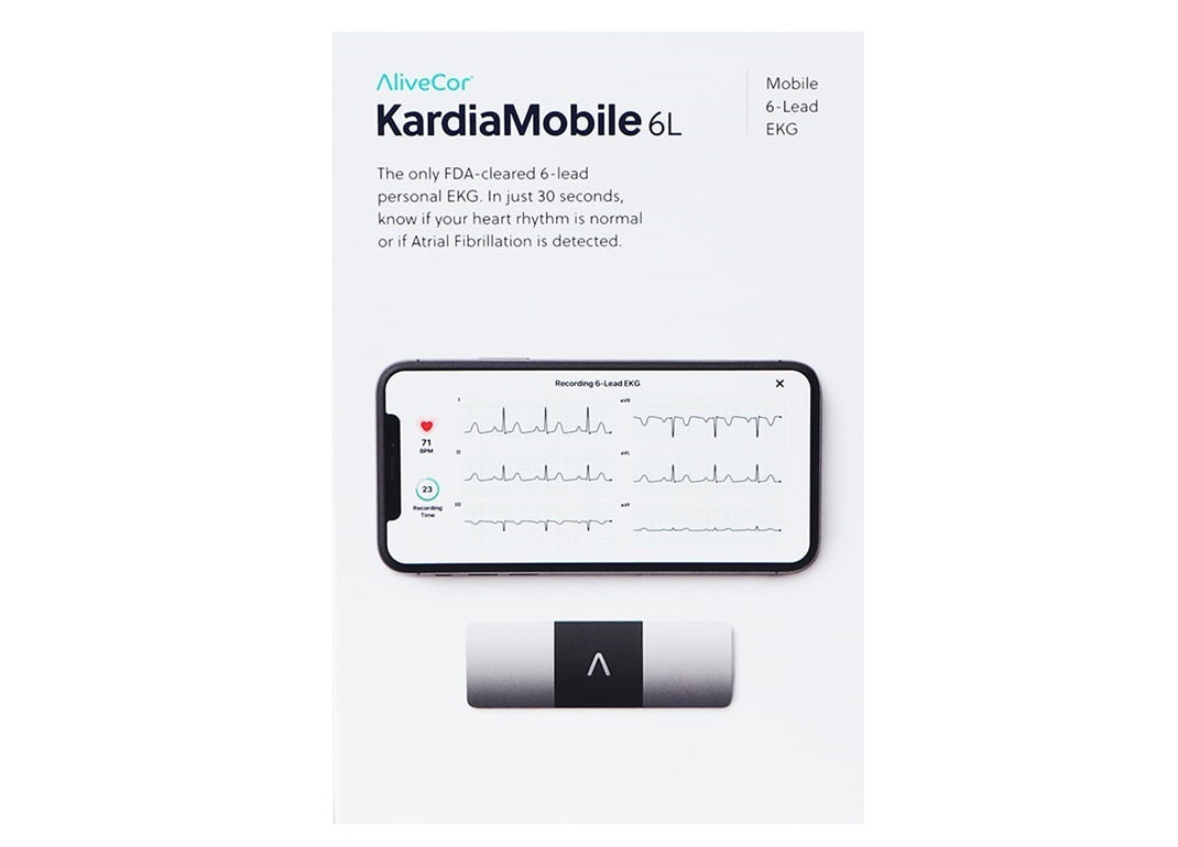 AliveCor KardiaMobile 6L Personal EKG Mobile 6-lead Monitor – ShopLineUSA