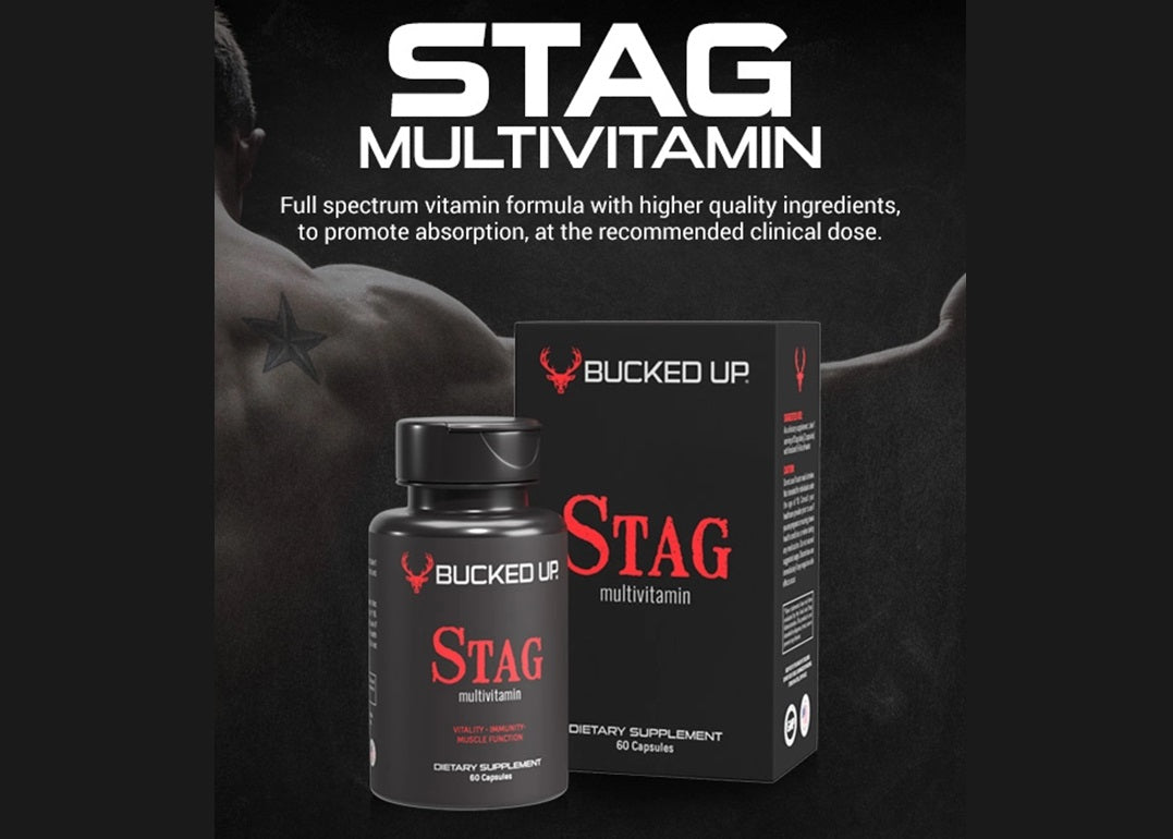 Bucked Up Stag Full Spectrum Multivitamin Formula 60 Capsules – ShopLineUSA