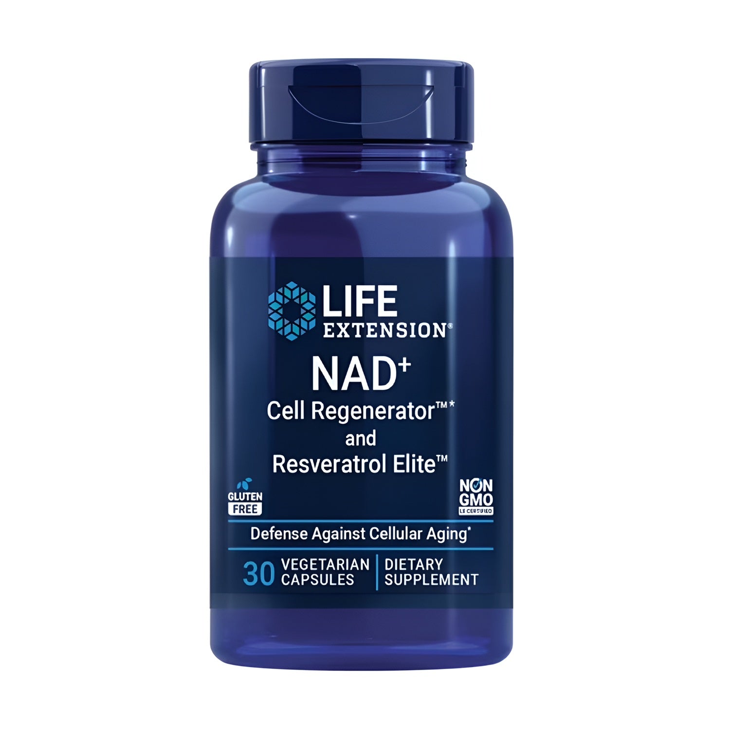 Life Extension NAD+ Cell Regenerator Resveratrol Elite 30 Veg Capsules ...