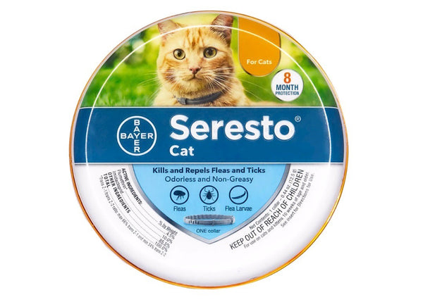 Seresto Bayer Cat & Kittens Flea and Tick Collar 8 Month Protection ...