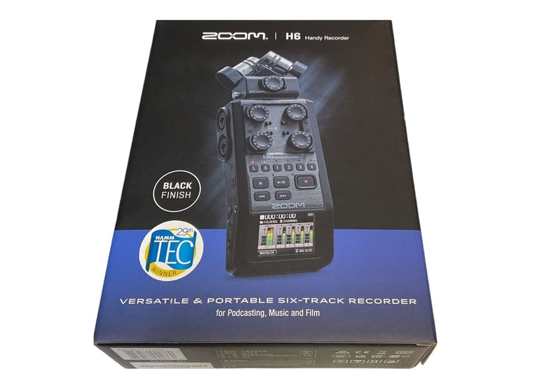 Zoom H6 Versatile & Portable Six-Track Handy Digital Recorder – ShopLineUSA
